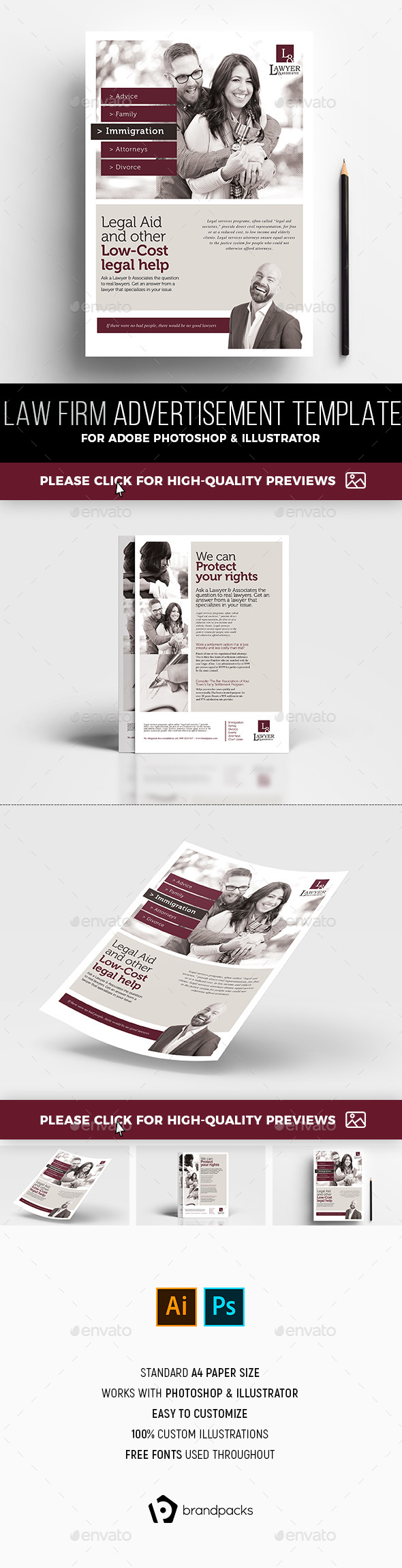 Law Advert Graphics, Designs & Templates from GraphicRiver
