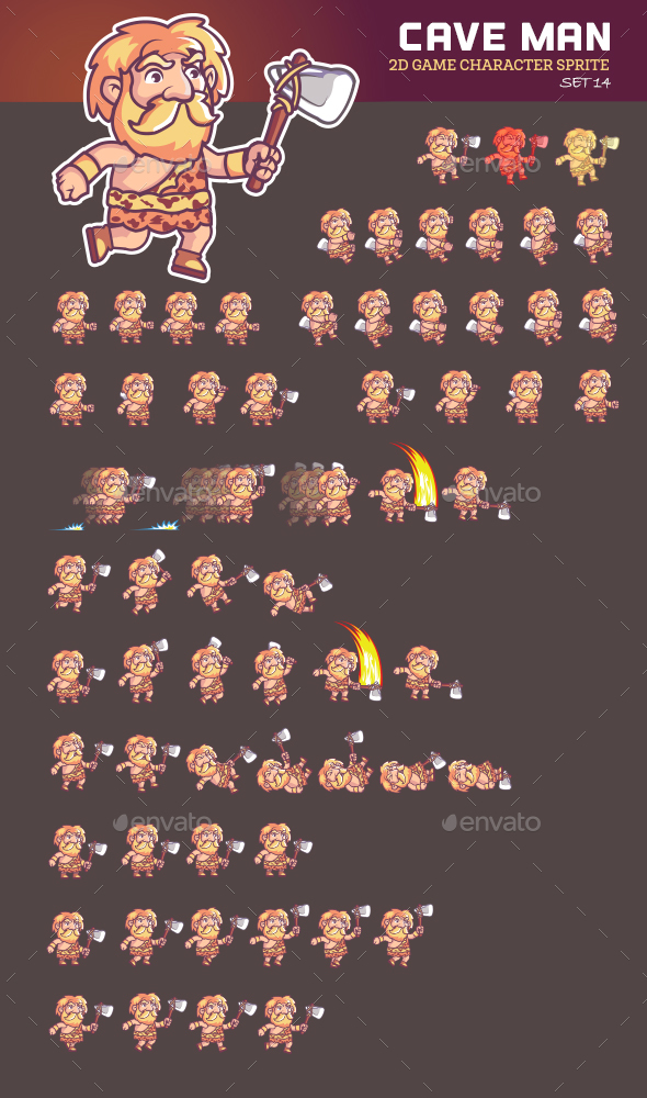 Cave 2D Game Assets from GraphicRiver