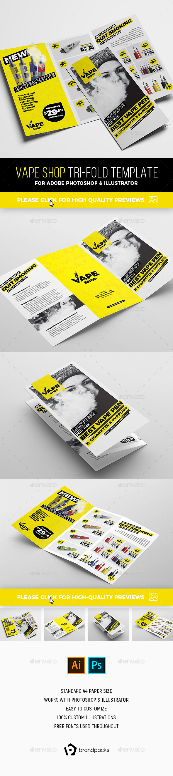 Vape Stationery and Design Templates | GraphicRiver