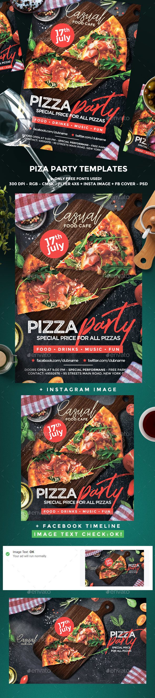 Pizza Graphics, Designs & Templates | GraphicRiver