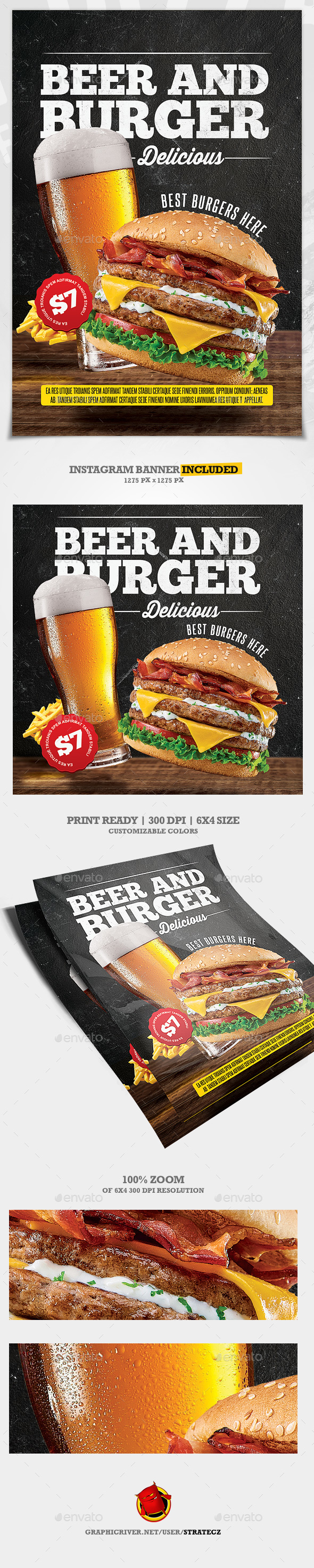 Burger Graphics, Designs & Templates from GraphicRiver