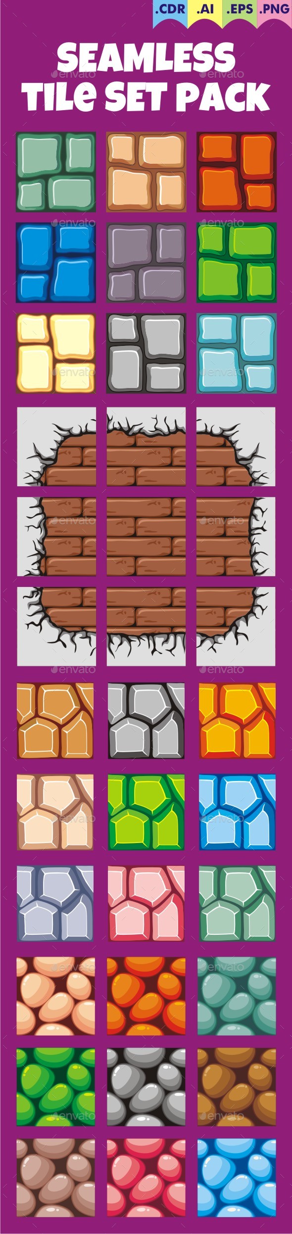 Ground 2D Game Tilesets from GraphicRiver