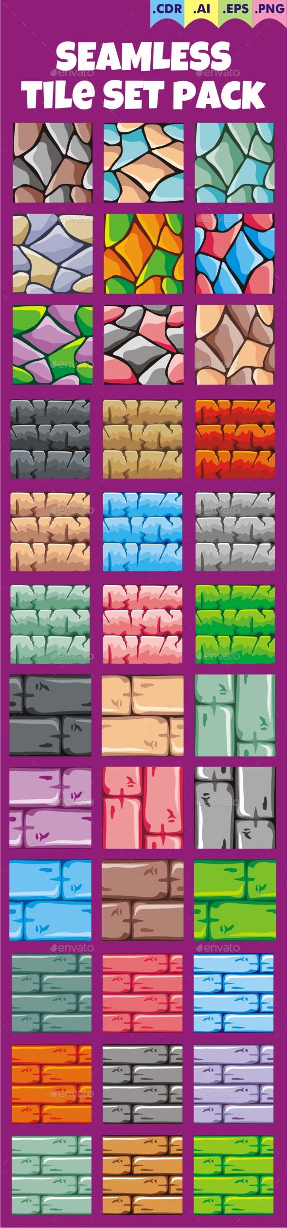 Ground 2D Game Tilesets from GraphicRiver