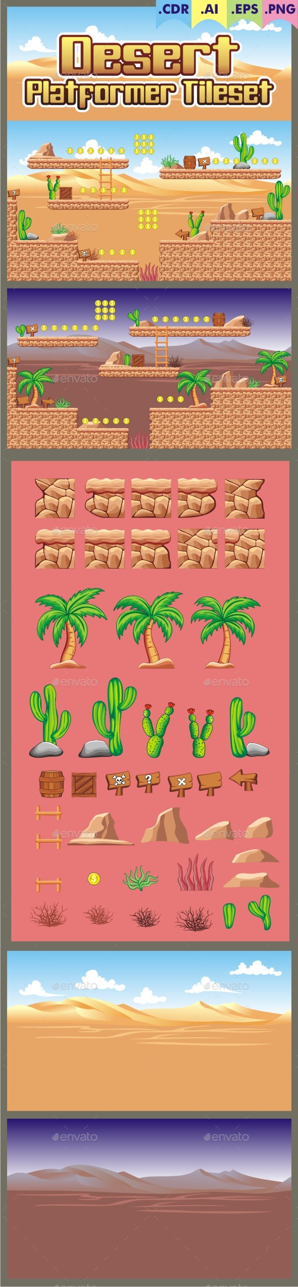 Ground 2D Game Tilesets from GraphicRiver