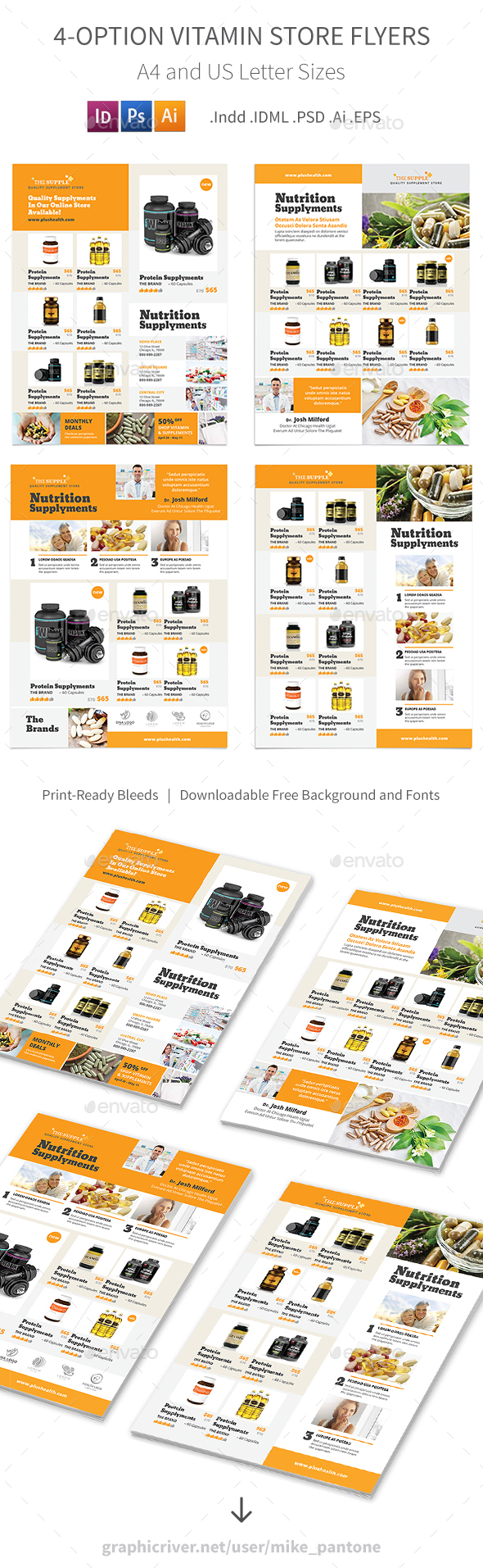 Supplement Flyer Templates | GraphicRiver