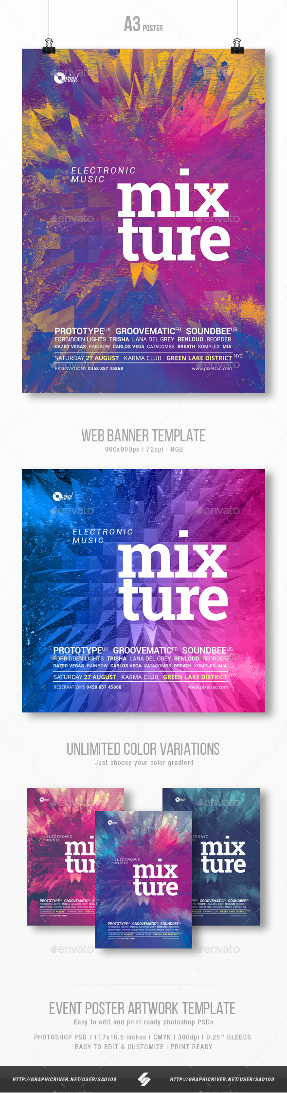 Mixtures Graphics, Designs & Templates | GraphicRiver
