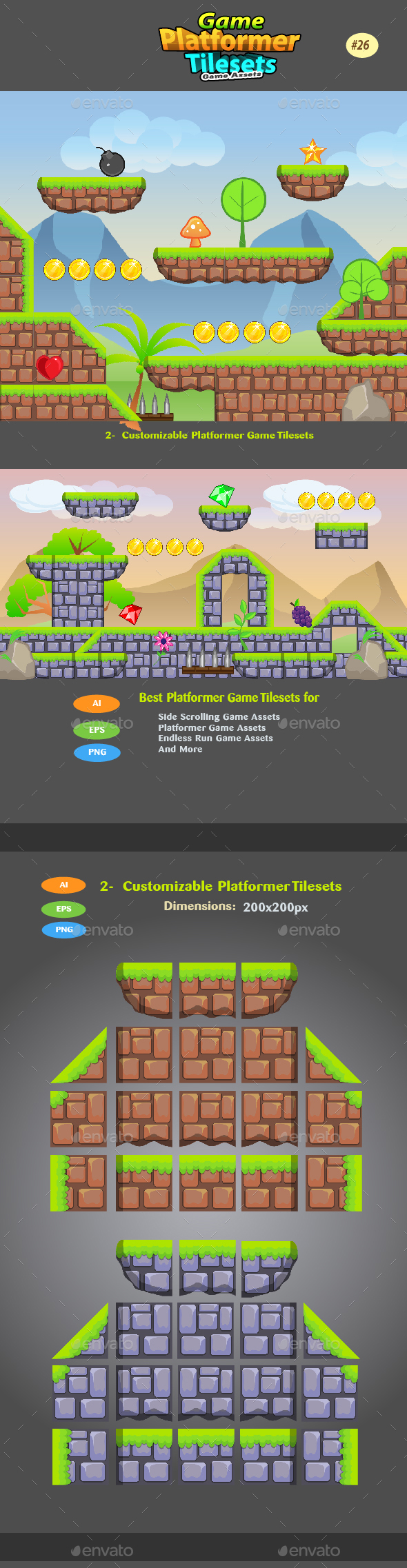 City Game Tilesets from GraphicRiver