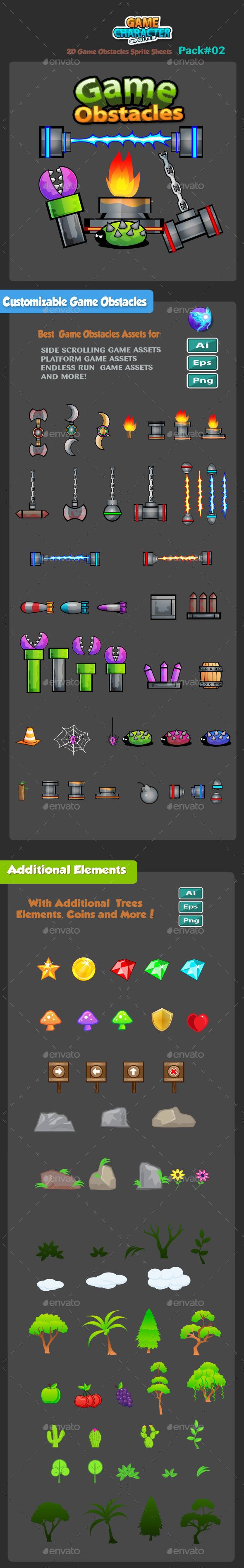 Obstacle Game Assets from GraphicRiver