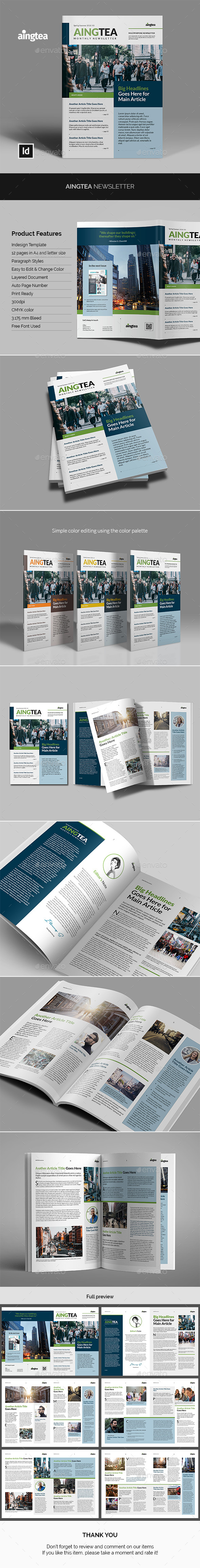 Multipage Newsletter Graphics, Designs & Templates