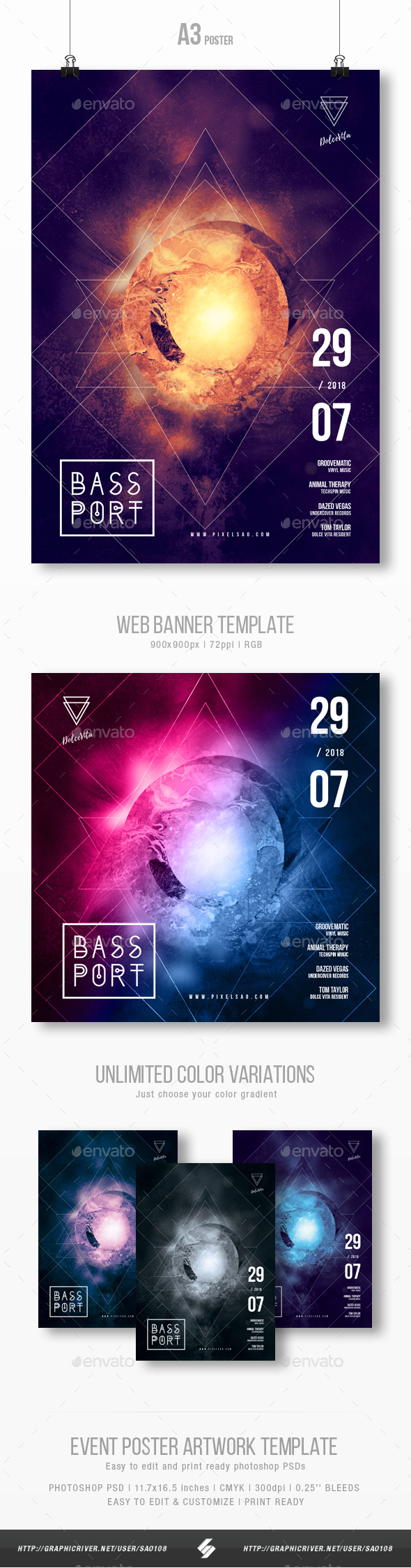 Port Flyer Templates from GraphicRiver
