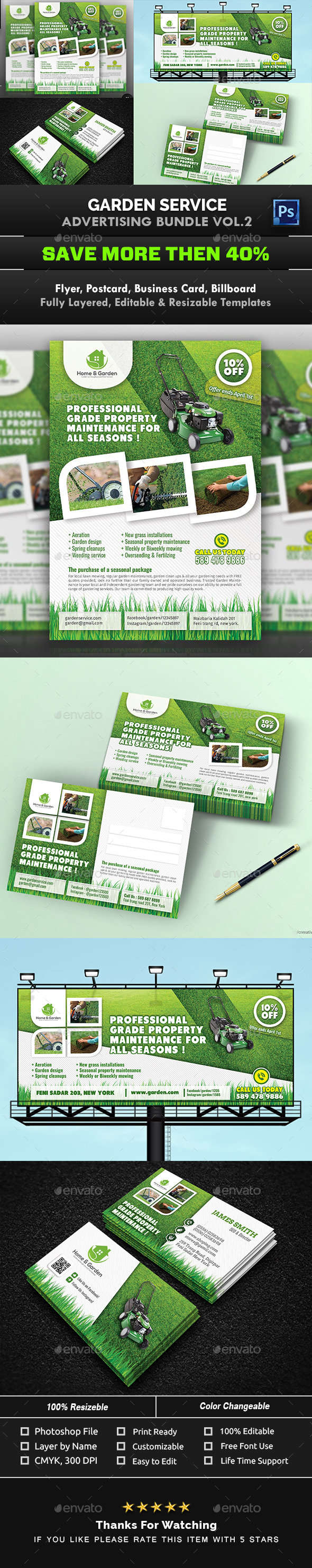 Garden Brochure Graphics, Designs & Templates from GraphicRiver