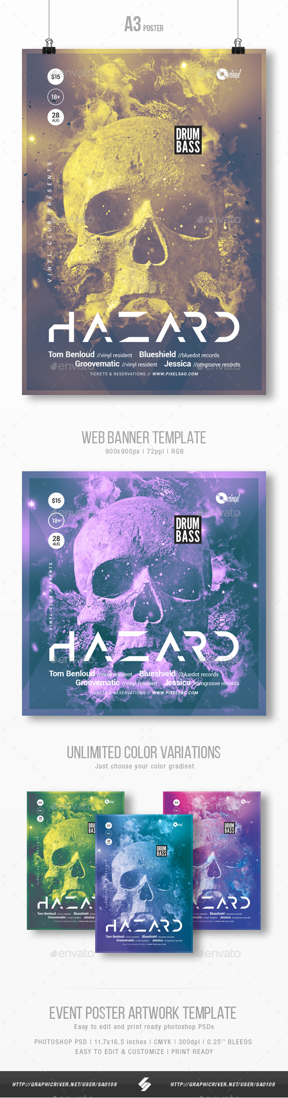 Hazard Graphics, Designs & Templates | GraphicRiver