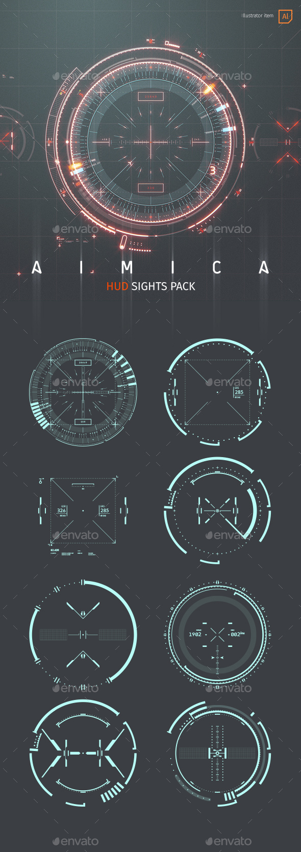 Crosshair Graphics, Designs & Templates | GraphicRiver