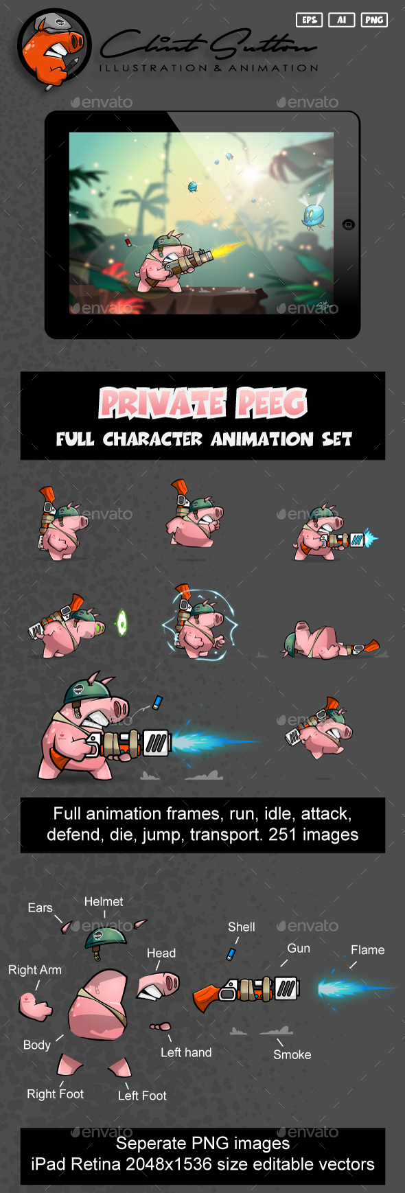 Defender Game Sprites & Sheet Templates | GraphicRiver