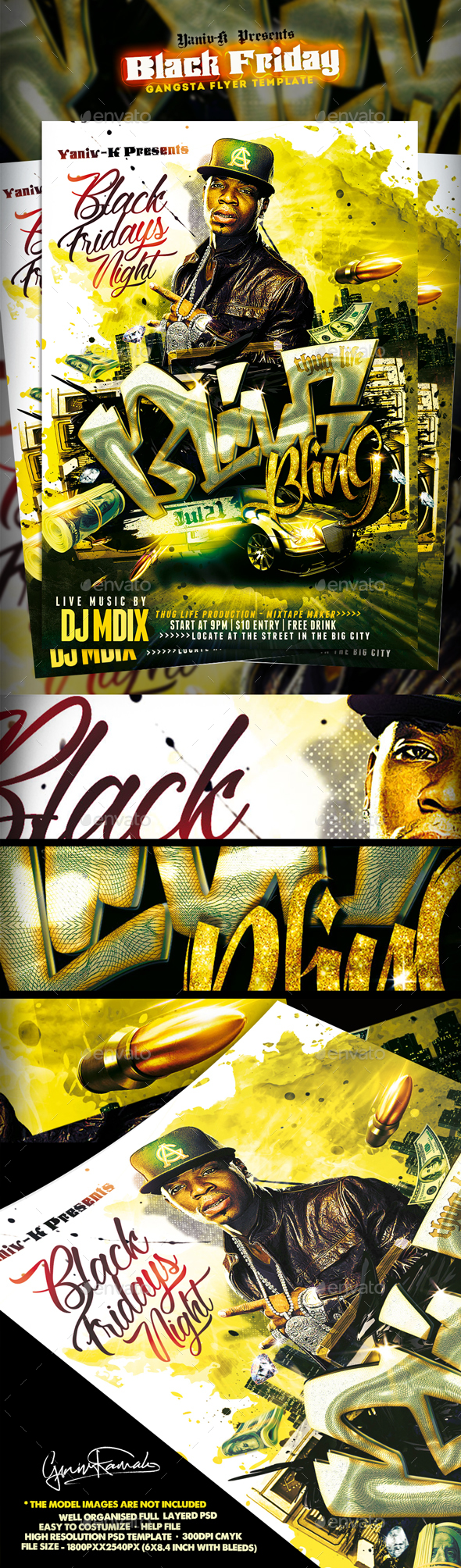 Gangsta Graphics, Designs & Templates from GraphicRiver