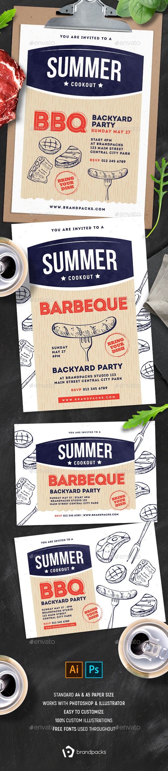 Cookout Graphics, Designs & Templates | GraphicRiver