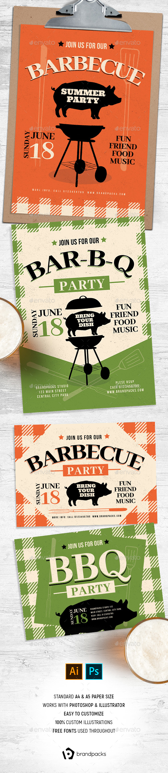 Rustic Flyer Templates | GraphicRiver