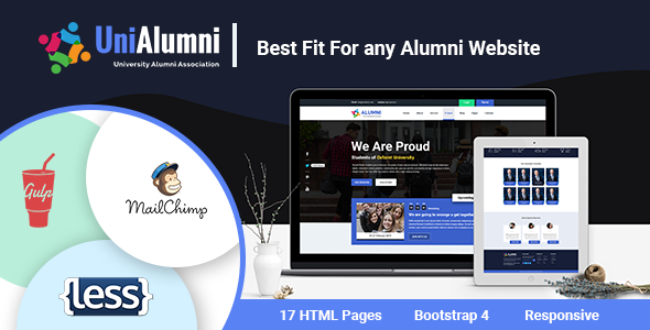 Alumni Website Templates | ThemeForest