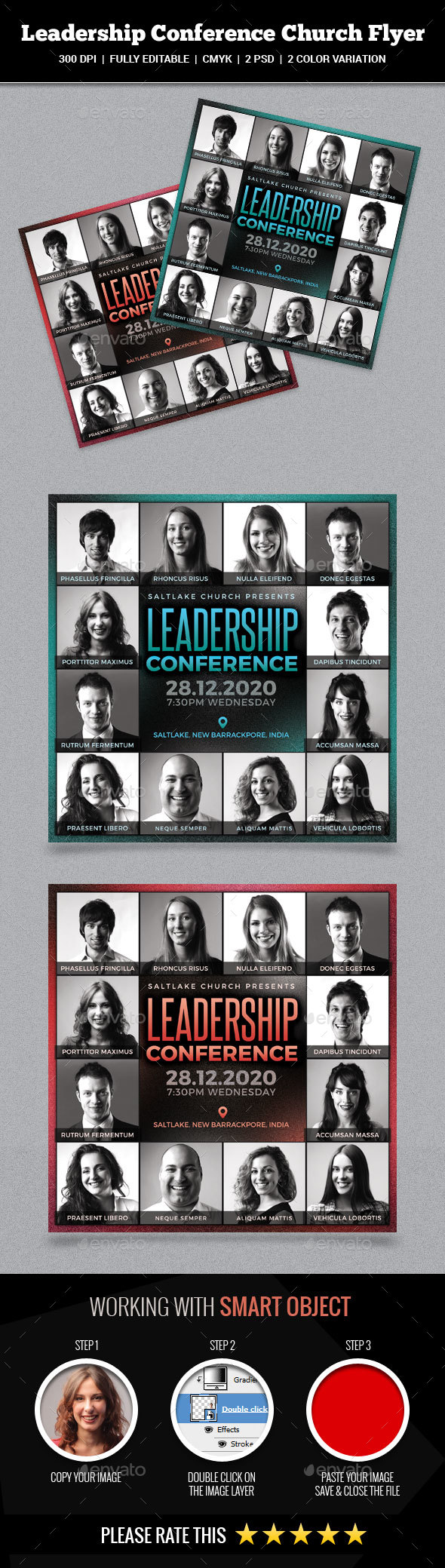 Leadership Flyer Templates from GraphicRiver