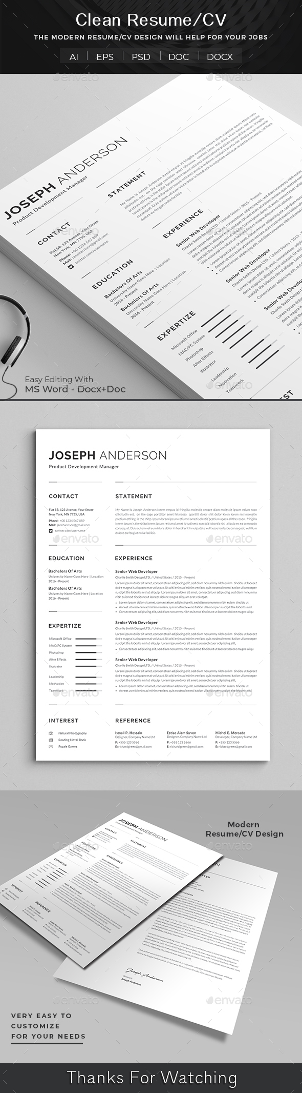 2024's Best Selling Resume Templates