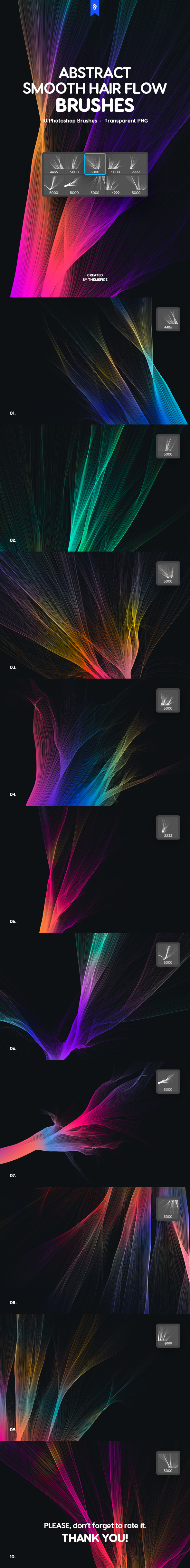 Photoshop Techno / Futuristic Brushes from GraphicRiver