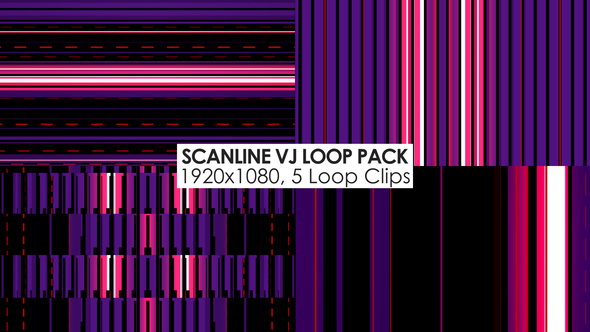 TV SCANLINES WITH DISTORTION OVERLAYS - After Effects Projects