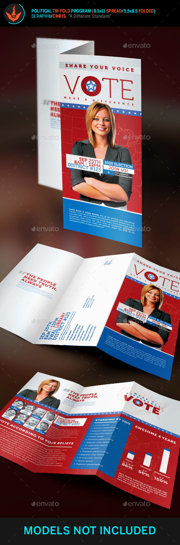 Political Campaign Brochure Templates from GraphicRiver