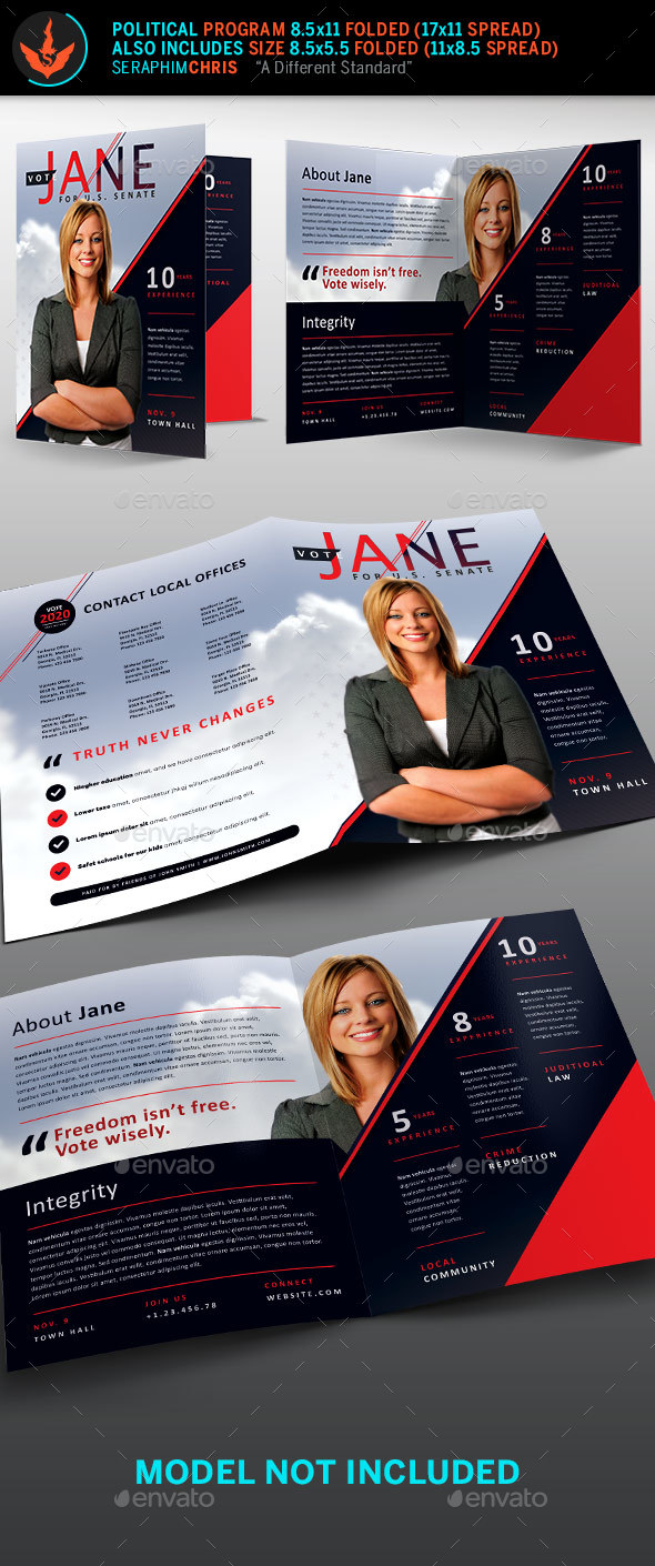 Political Campaign Brochure Templates from GraphicRiver