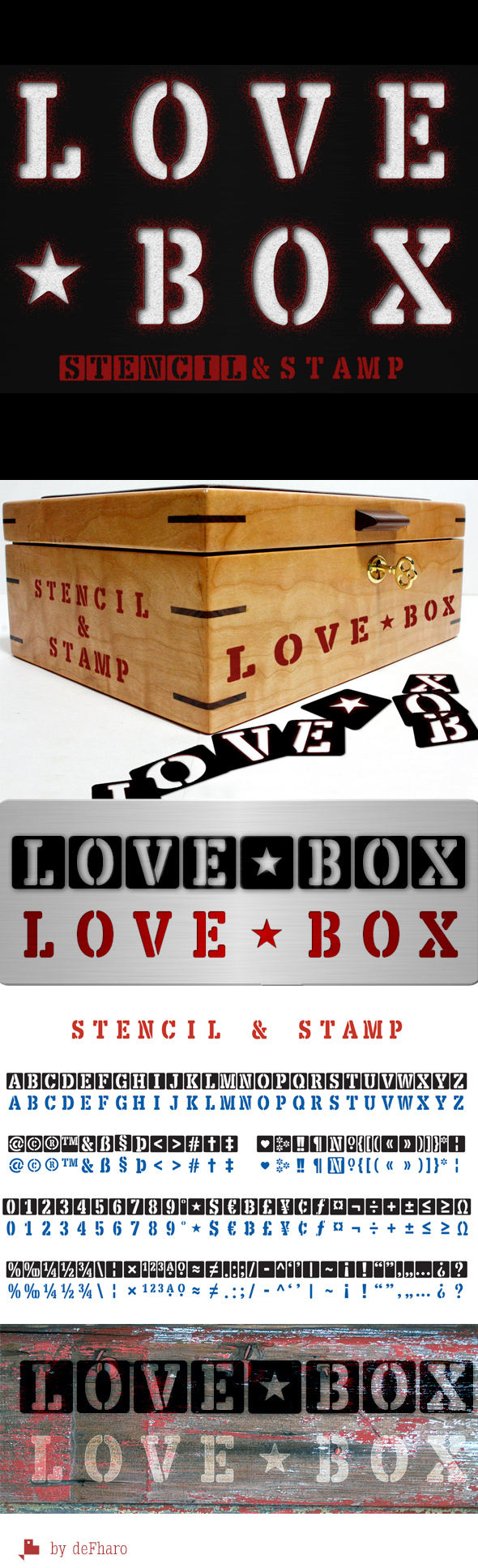 Type & Stencil Fonts from GraphicRiver