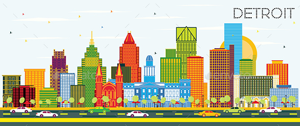 Detroit Graphics, Designs & Templates | GraphicRiver