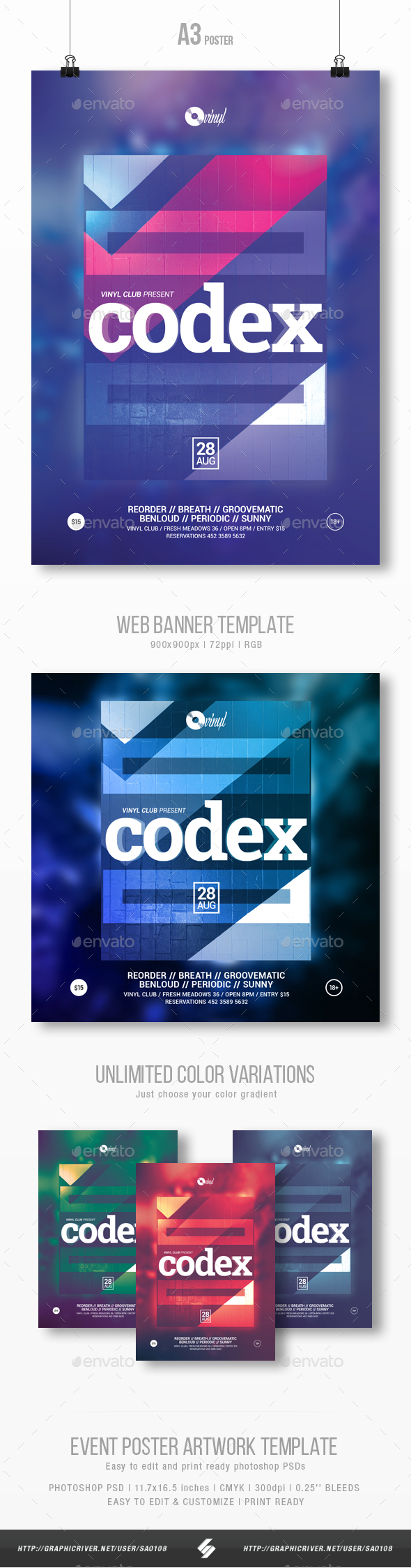 Codex Graphics, Designs & Templates | GraphicRiver