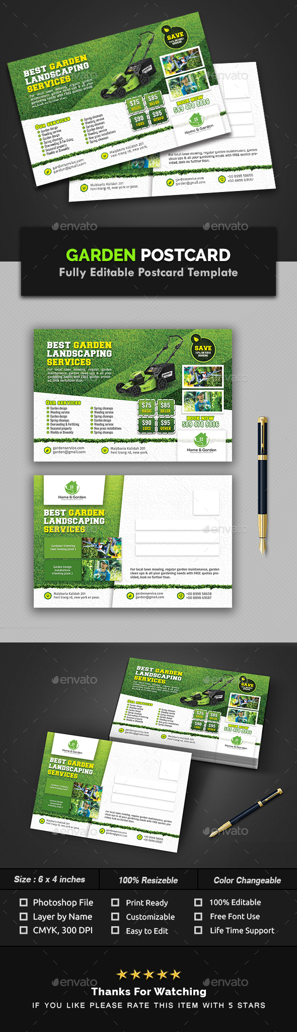 Garden Brochure Graphics, Designs & Templates from GraphicRiver