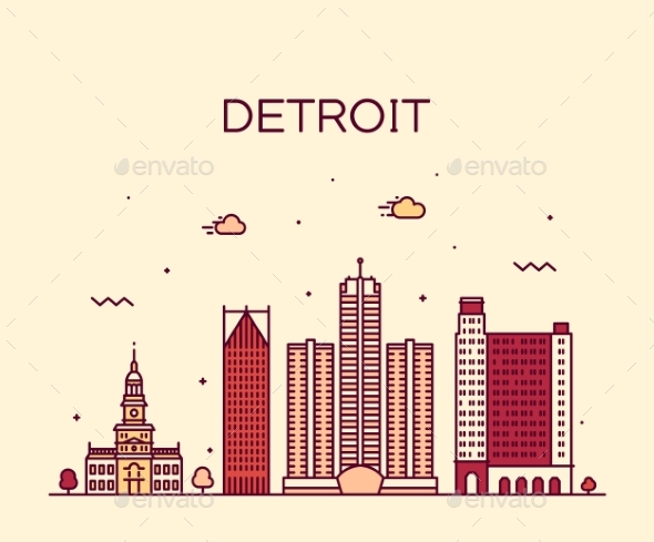 Detroit Graphics, Designs & Templates | GraphicRiver
