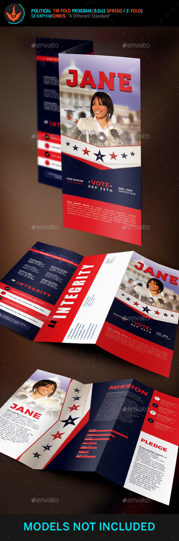 Political Campaign Brochure Templates from GraphicRiver