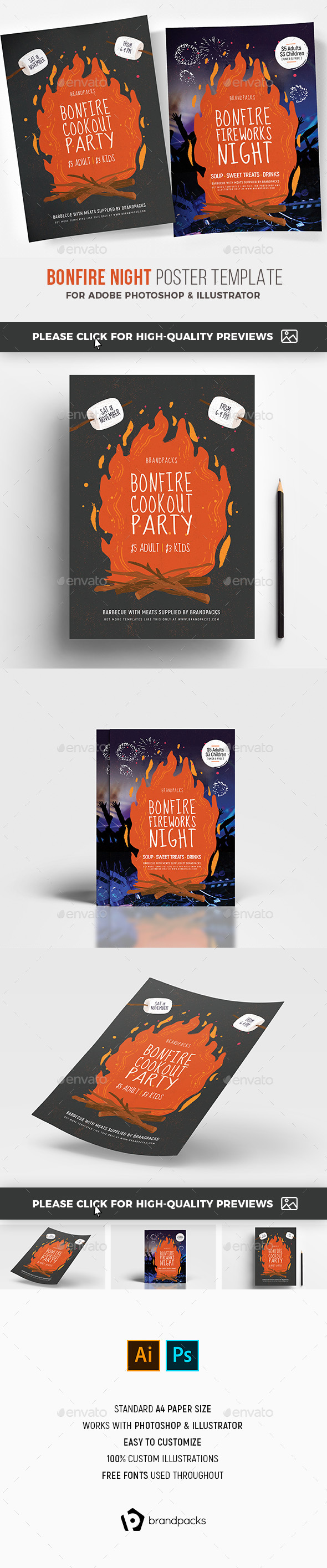 Bonfire Graphics, Designs & Templates | GraphicRiver