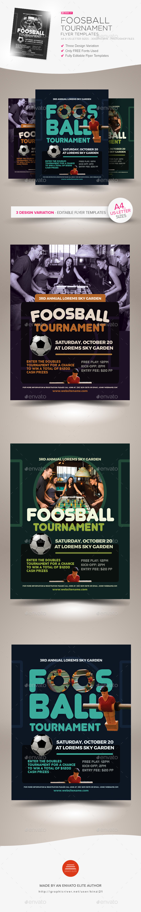 Foosball Graphics, Designs & Templates | GraphicRiver