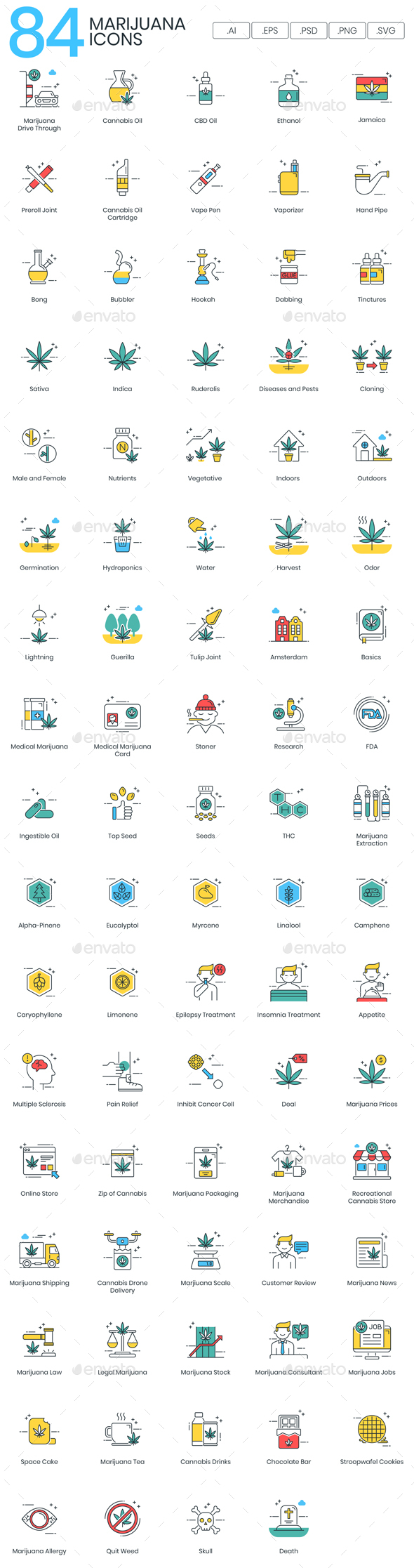 Marijuana Graphics, Designs & Templates | GraphicRiver
