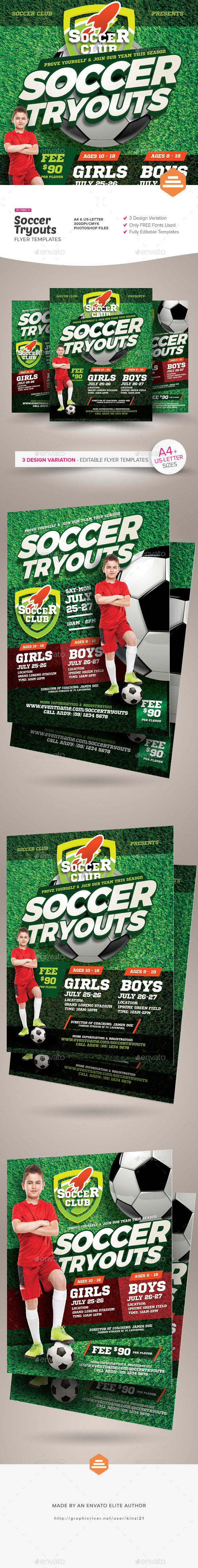 Tryouts Graphics, Designs & Templates | GraphicRiver