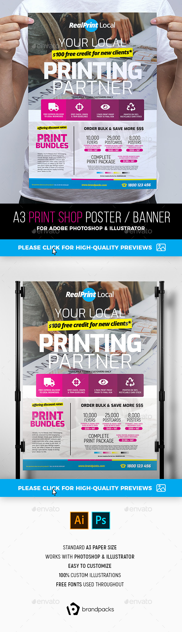 Printer Flyer Templates from GraphicRiver