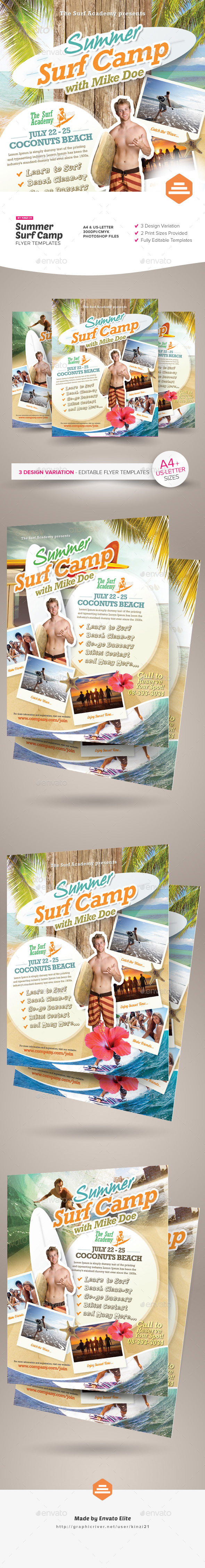 Surf Flyer Templates | GraphicRiver