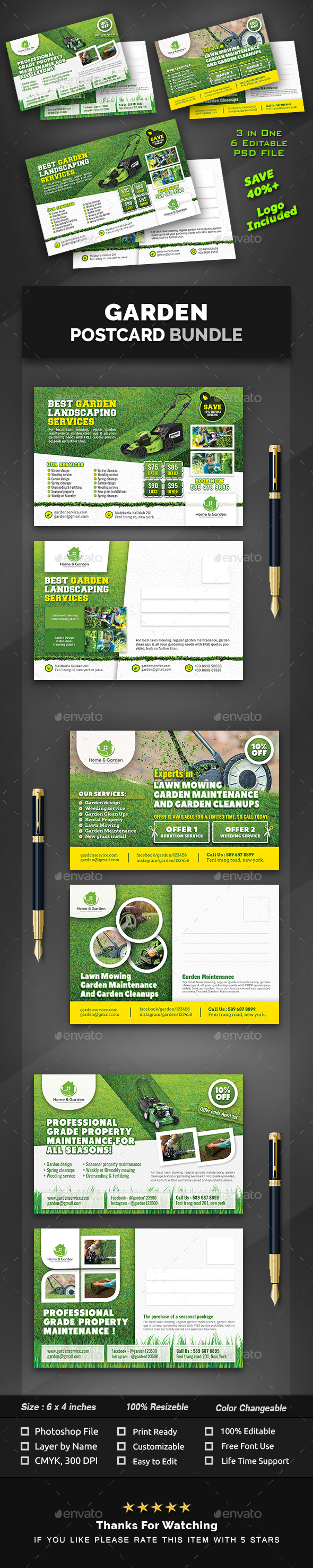 Garden Brochure Graphics, Designs & Templates from GraphicRiver