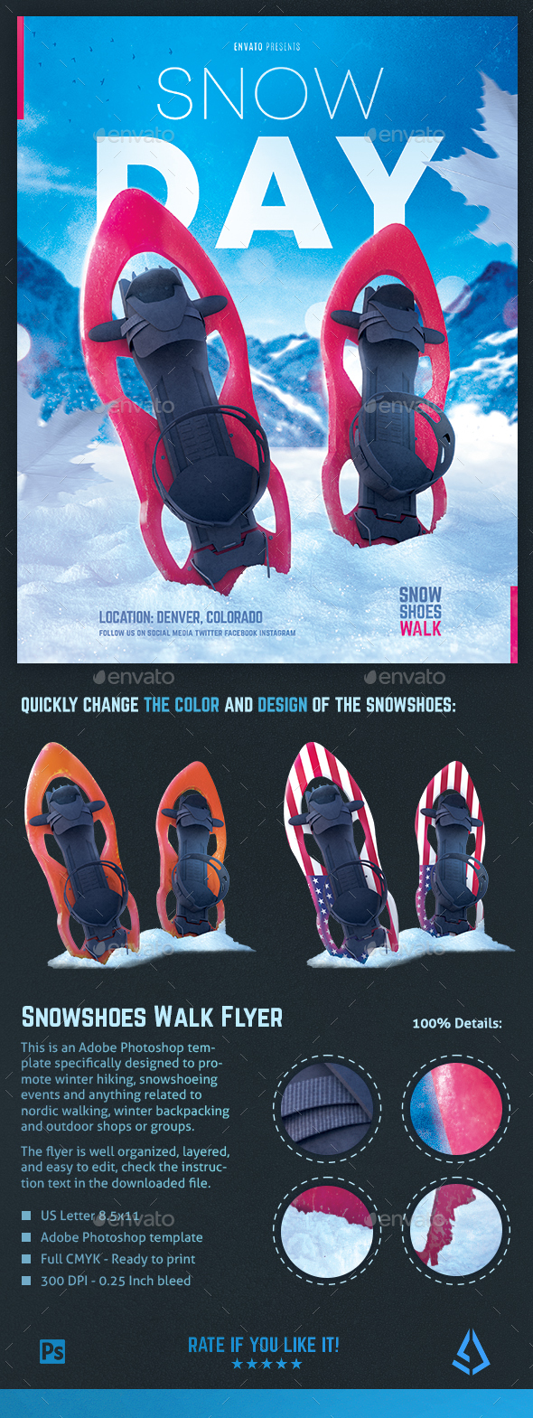 Snowshoe Graphics, Designs & Templates | GraphicRiver