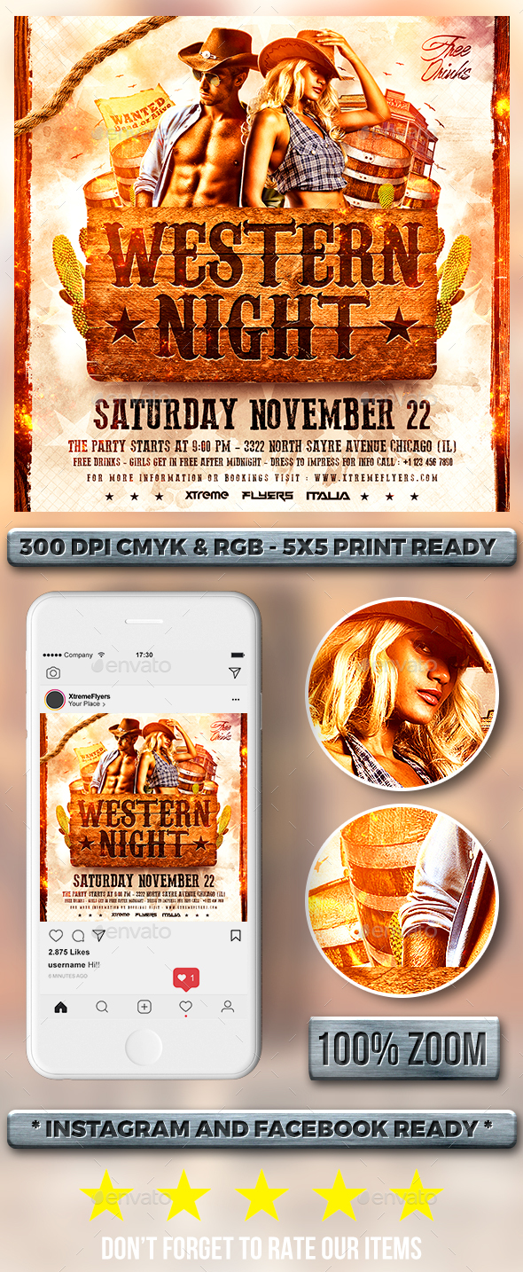 Western Flyer Templates | GraphicRiver