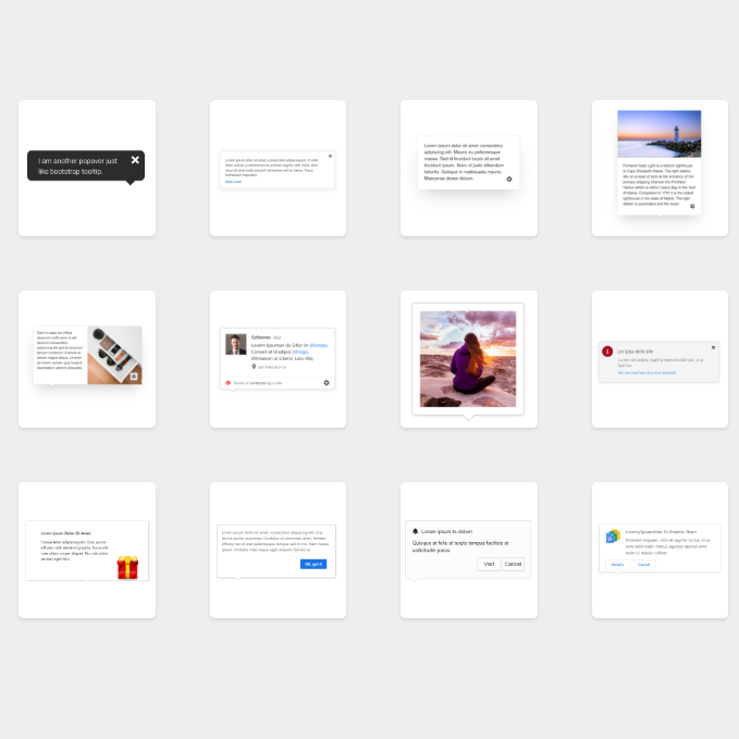 Popover Builder Responsive WordPress Plugin