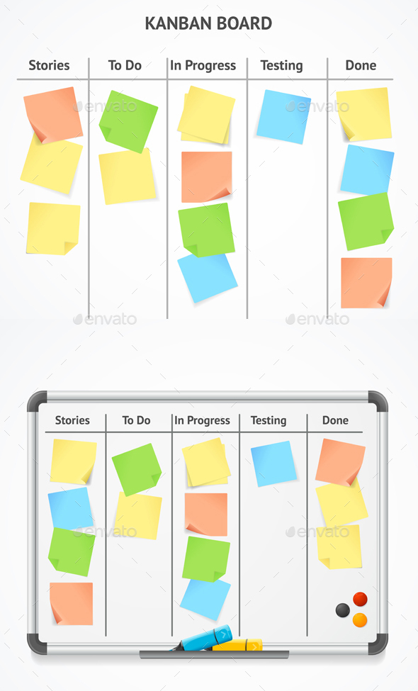 Kanban Graphics, Designs & Templates | GraphicRiver