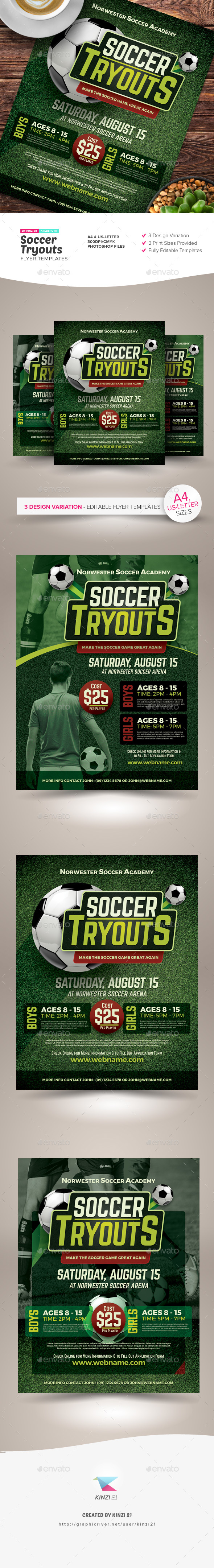 Tryouts Graphics, Designs & Templates | GraphicRiver