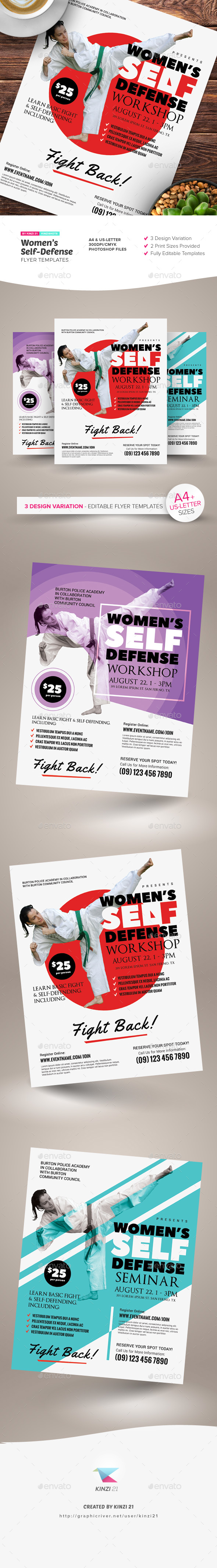 Self-defense Graphics, Designs & Templates | GraphicRiver