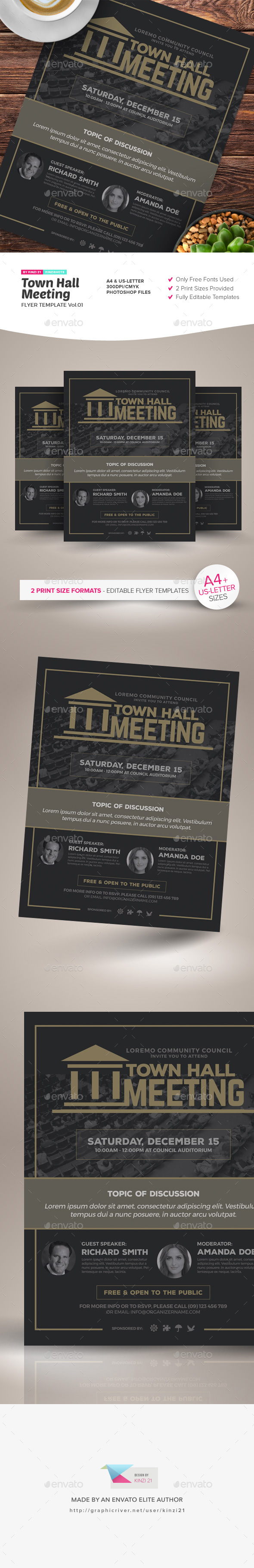 Townhall Graphics, Designs & Templates | GraphicRiver