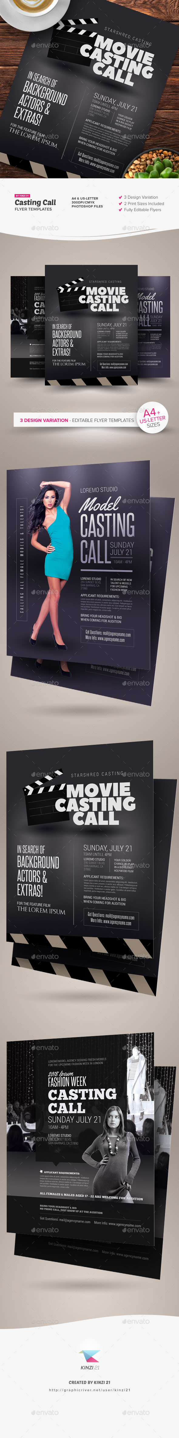 Casting Graphics, Designs & Templates | GraphicRiver