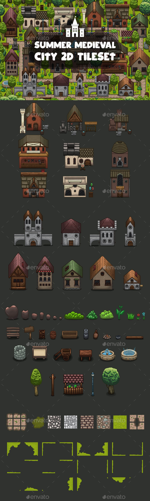 City Game Tilesets from GraphicRiver